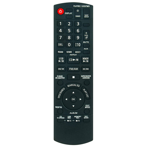N2QAYB000503 Remote Control Replacement for Panasonic Audio System SA ...