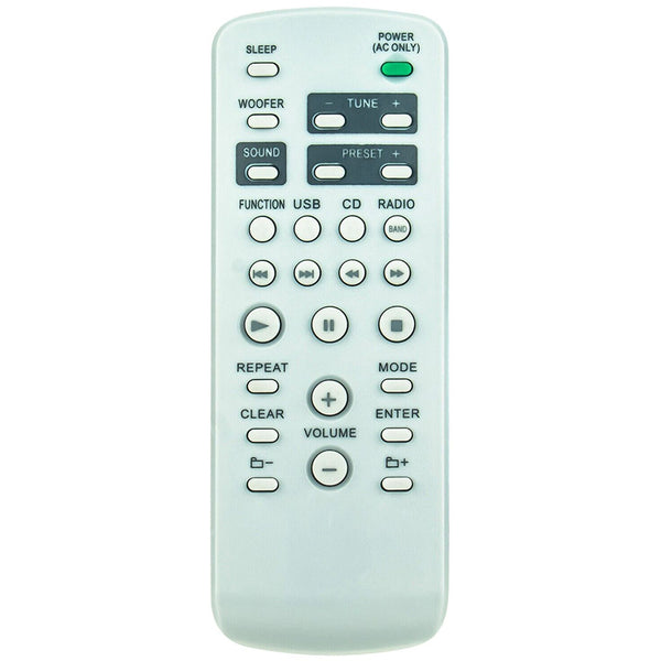 RMT-CG880A Remote Control Replacement for Sony CD Radio Recorder CFD-R ...