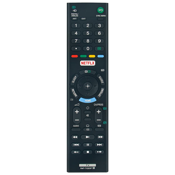RMT-TX203P Remote Control Replacement for Sony Smart LCD TV KDL-49W757 ...